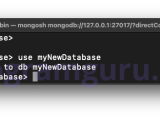 Mongodb Create Database