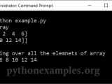Iterate Over Elements Of Array Numpy Python Examples