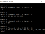 Fibonacci Series Using For Loop