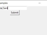 Tkinter Read Input From User Using Entry Widget Python Examples