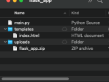 Upload File In Python Flask Application