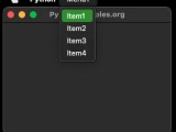 Tkinter Create Menu From A List Python Examples