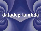 Datadog Lambda 8 122 0 The Datadog Aws Lambda Library Pythonfix
