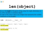 What Is Len In Python And How Does It Work