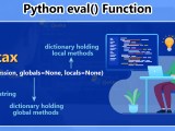 Python Eval Function With Examples Python Geeks