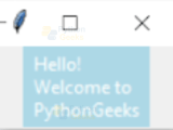 Gui Programming In Python Python Geeks