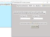 Python Project To Convert Pdf File Text To Audiobook Speech To Pdf