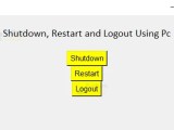 Shutdown Restart And Logout Computer Using Python With Gui Python Geeks