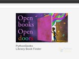 Python Django Project Library Book Finder Python Geeks