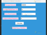 Python Project Compound Interest Calculator Python Geeks