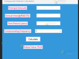 Python Project Compound Interest Calculator Python Geeks