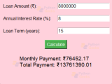 Python Project Loan Calculator Python Geeks