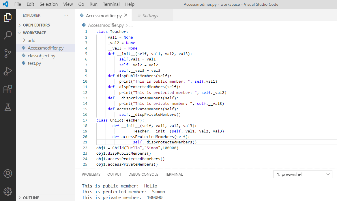 Access Modifiers In Python - Python Guides