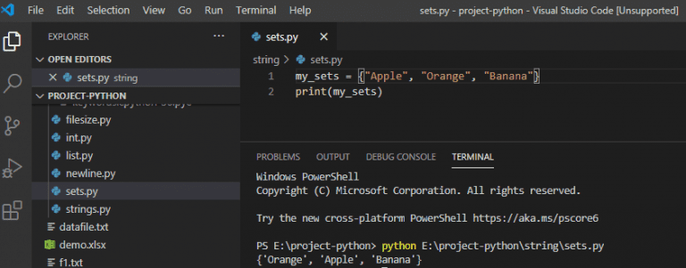 Python Create Empty Set | How To Create Empty Set In Python - Python Guides
