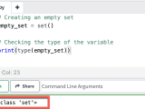 Python Create Empty Set How To Create Empty Set In Python Python Guides
