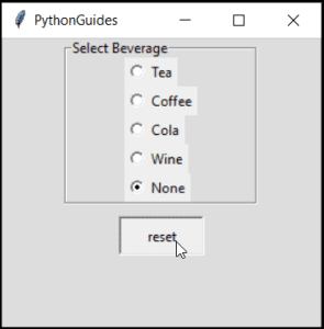 Python Tkinter Radiobutton - How To Use - Python Guides