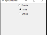 Python Tkinter Radiobutton How To Use Python Guides