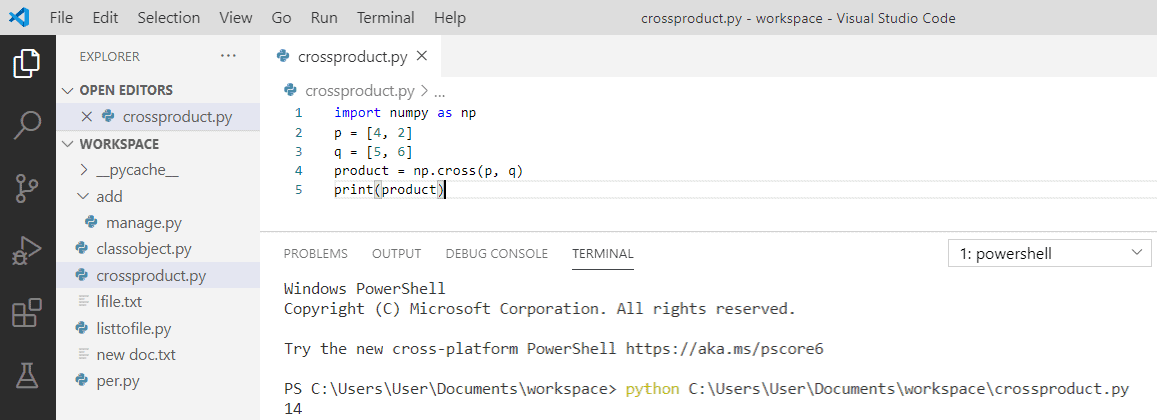 Python Dot Product And Cross Product - Python Guides
