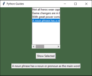 Python Tkinter Listbox - How To Use - Python Guides