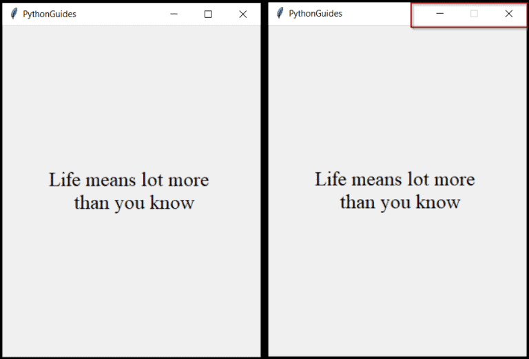 Python Tkinter Window Size - Python Guides