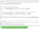 How To Convert Datetime To Unix Timestamp