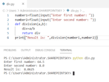 How To Divide Two Numbers In Python Python Guides
