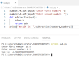 How To Subtract Two Numbers In Python Python Guides