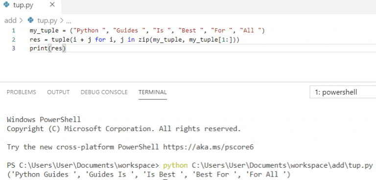 Python Concatenate Tuples With Examples Python Guides 6062