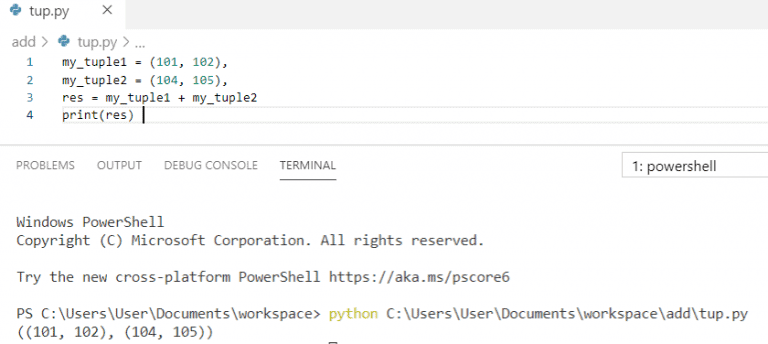 Python Concatenate Tuples With Examples - Python Guides