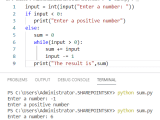 Python Program To Find Sum Of N Numbers With Examples Python Guides