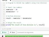 How To Divide Two Numbers In Python