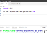 Pdffilemerger Python Examples