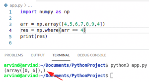 Python NumPy Where With Examples - Python Guides
