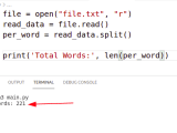 Count Words Using Python