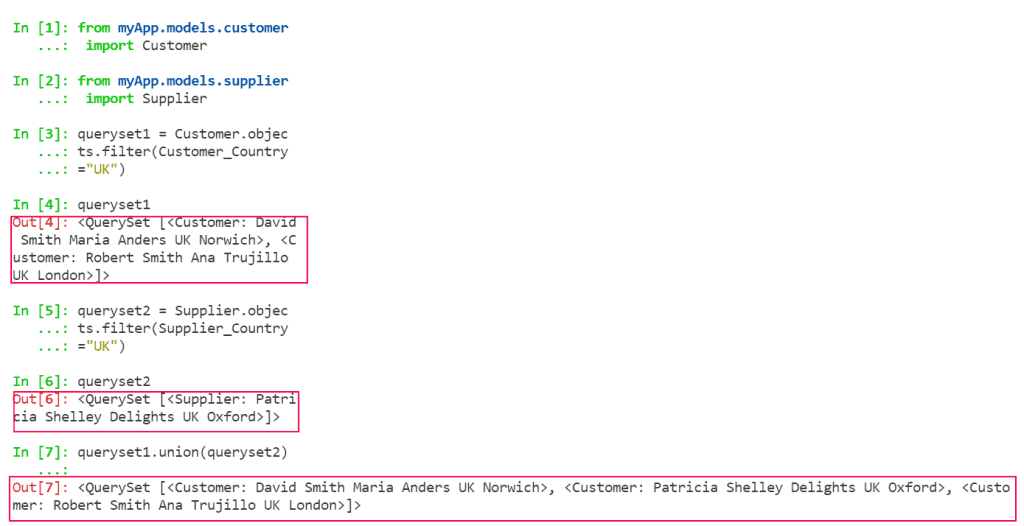 Union Operation On Models Django - Python Guides