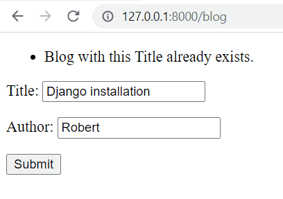 Python Django Form Validation - Python Guides