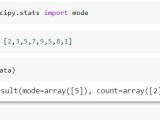 Python Scipy Stats Mode With Examples