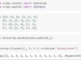 Python Scipy Fcluster
