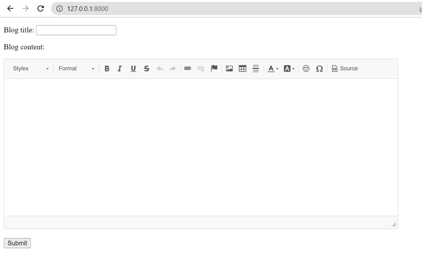 How To Use CKEditor In Django? - Python Guides
