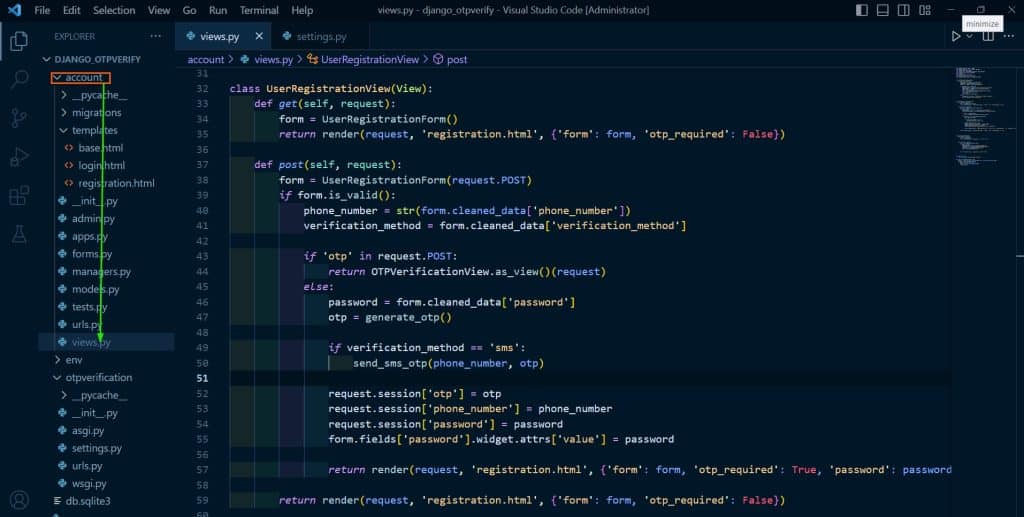 How To Register User With Otp Verification In Django Python Guides