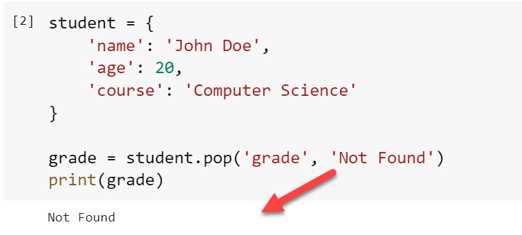 Python Dictionary Pop() Method [With Examples] - Python Guides