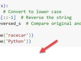 Palindrome Program Using Function In Python Python Guides