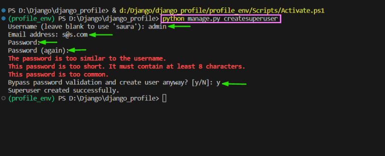 How To Create A User Profile Using Django Python Guides 2417