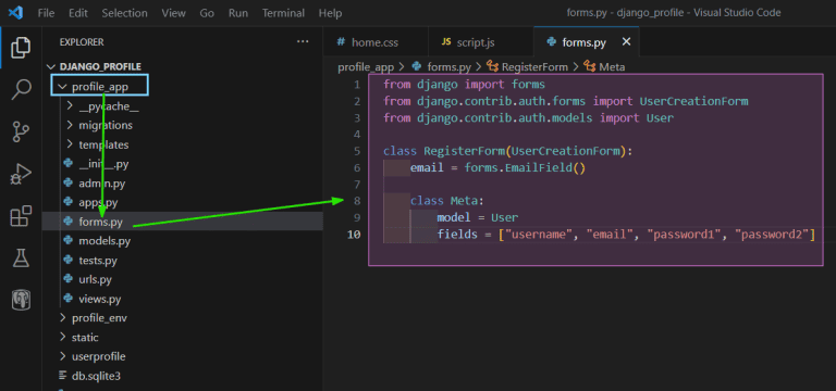 How To Create A User Profile Using Django - Python Guides
