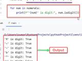 Isdigit Method In String Python