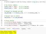 Python Program To Add Two Binary Numbers