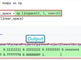 Numpy S Linspace Function In Python