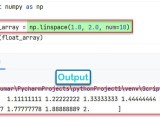 Numpy S Linspace Function In Python