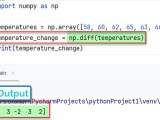 Np Diff In Numpy