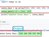 Replace Values In Numpy Array By Index In Python